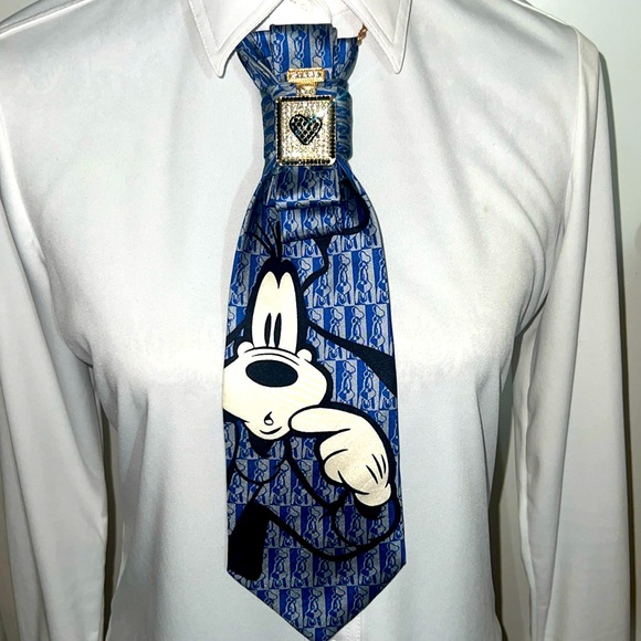 Disney | Shirts | Disney Graphic Goofy Tie Nwot | Poshmark